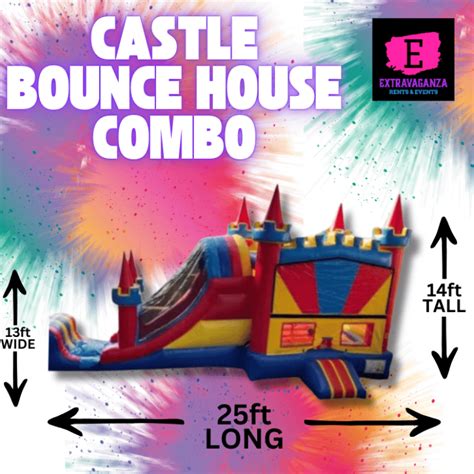 Castle Bounce House Combo Extravaganza Rents And Events