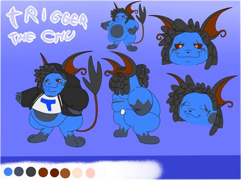 New Trigger Ref Sheet By Triggerthechu On Deviantart