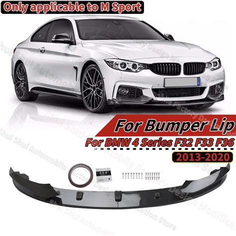 Front Bumper Splitter Lip For Bmw F32 F33 F36 M Sport 2013 2020 440i