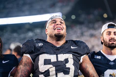 Penn State Football Center Nick Dawkins Declares For Nfl Draft Onward