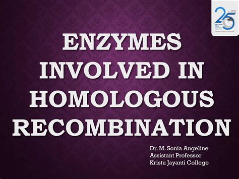 Enzymes Involved In Homologous Recombinationpdf