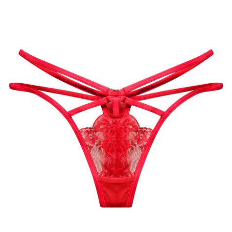 Summer Savings Clearance Thongs For Women Pants Sexy Ladies Briefs Lace Panties G Strings Thongs