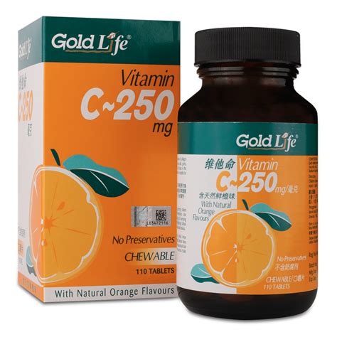 Vitamin C 250 Mg Gold Life Eurobio