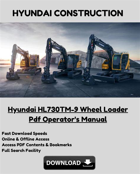 Hyundai Hl730tm 9 Wheel Loader Pdf Operators Manual By Heavy