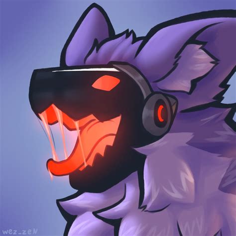 449386 Safe Artist Wez Zen Fictional Species Mammal Protogen Anthro 2025 Male Maw