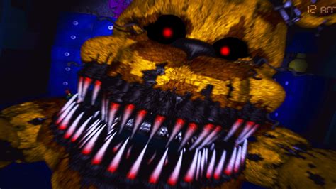 Creepier Nightmare Fredbear By Scrapmetal101 On Deviantart