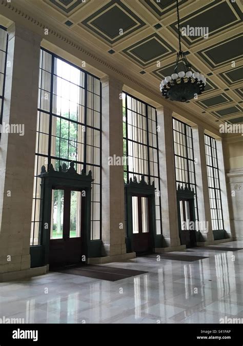 Beautiful Entrance To The Maclaurin Building Building 10 On