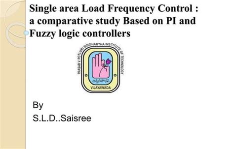 Load Frequency Control Of Two Area System Ppt