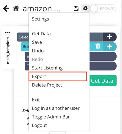 duplicate a project parsehub help center