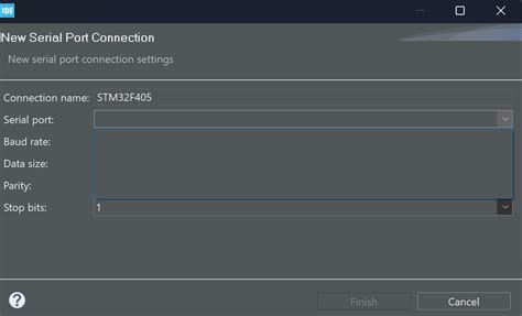 Solved Stm32cubeide Serial Port Connection Stmicroelectronics Community