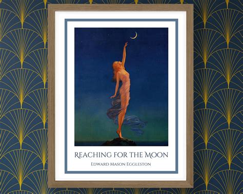 Reaching For The Moon By Edward Mason Eggleston Home Decor Wall Print