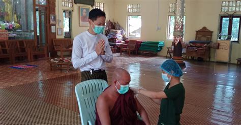 သာယာဝတီမြို့နယ်ရှိ ကိုဗစ် ၁၉ ကာကွယ်ဆေး လုံးဝမထိုးနှံရသေးသည့် ရဟန်း၊ သံဃာ၊ သီလရှင် များအား