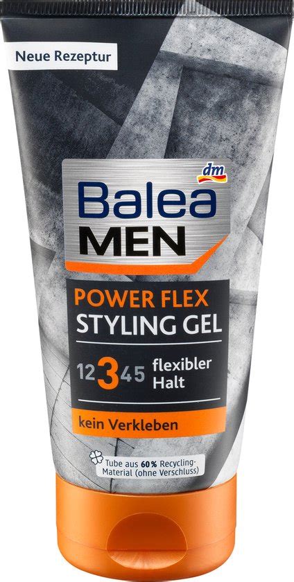 balea men styling gel power flex 150 ml bol