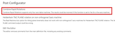 Merging Angle Moving For The Rotation Of C Axis