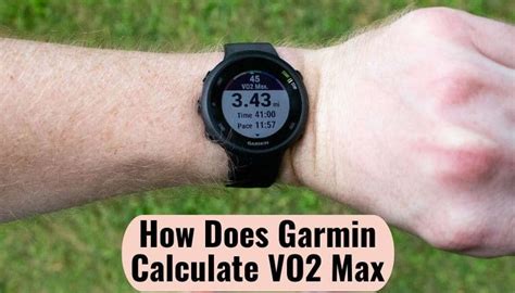How Does Garmin Calculate VO2 Max Picked Watch