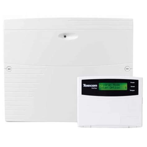 Texecom Cfe 0001 Veritas Excel 8 Zone Security Alarm Control Panel With Remote Lcd Keypad