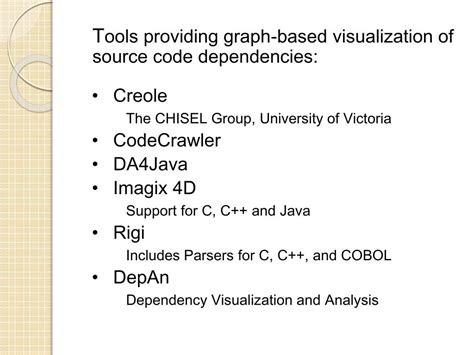 PPT Dependency Visualizing Tools PowerPoint Presentation Free Download ID 4780541