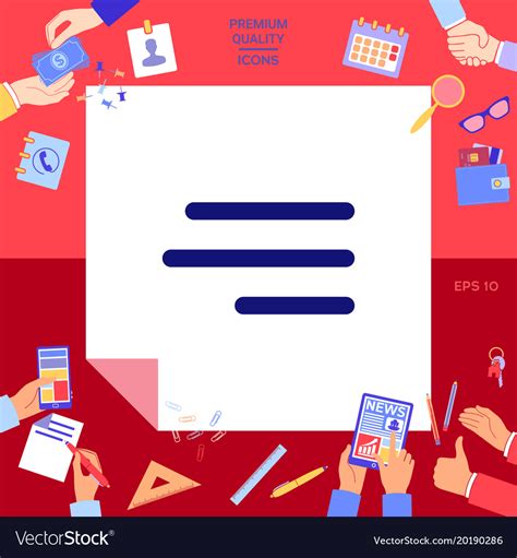 Modern Hamburger Menu Icon For Mobile Apps And Vector Image