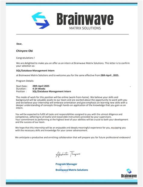 Newbeginnings Sql Databasemanagement Internshipjourney Chinyere Obi