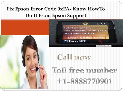PPT Epson Error Code Xea Call ToFix Epson Printer Issue PowerPoint