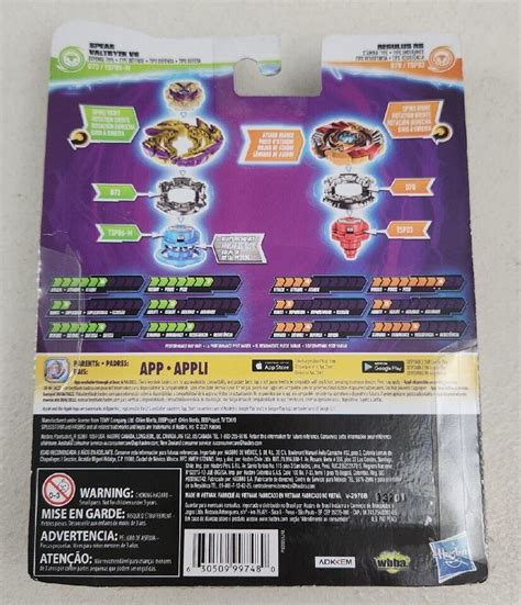 Hasbro Beyblade Burst Surge Speed Storm Regulus R6 And Spear Valtryek V6 2 Pack Ebay