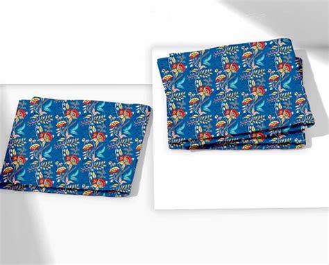 Poly Mul Mul Creative Kalamkari Pichwai Fabric Digital Prints