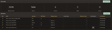 No Data Found When Testing Fetch Rows Operation In A Rest Data Source