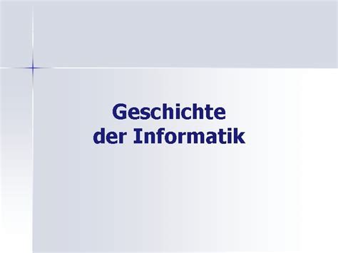 Informatik Was Ist Informatik N Eine Definition Informatik