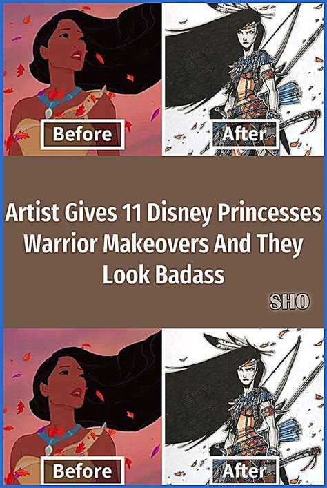 Artist Gives 11 Disney Princesses Warrior Makeovers And They Look
