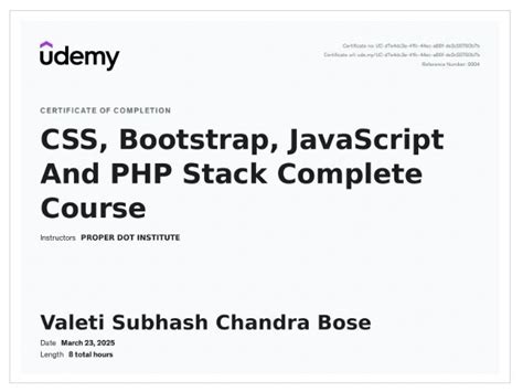 Webdevelopment Fullstackdevelopment Php Javascript Css Bootstrap Subhash Valeti