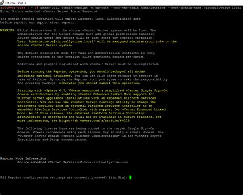 Repointing Vcenter Server To Another Sso Domain Virtuallyvtrue