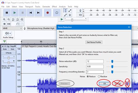 Noise Reduction Effect Can Crash Audacity · Issue 3525 · Audacity