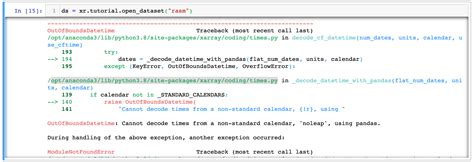 Outofboundsdatetime Error When Opening Tutorial Dataset · Issue 4712 · Pydataxarray · Github