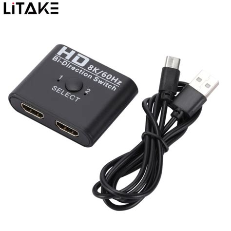 Hd Multimedia Interface Bidirectional Switch Adapter Support 8k 60hz