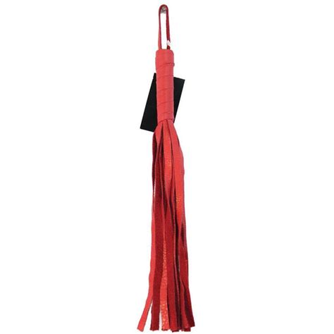 16 Soft Leather Flogger Wild Flower
