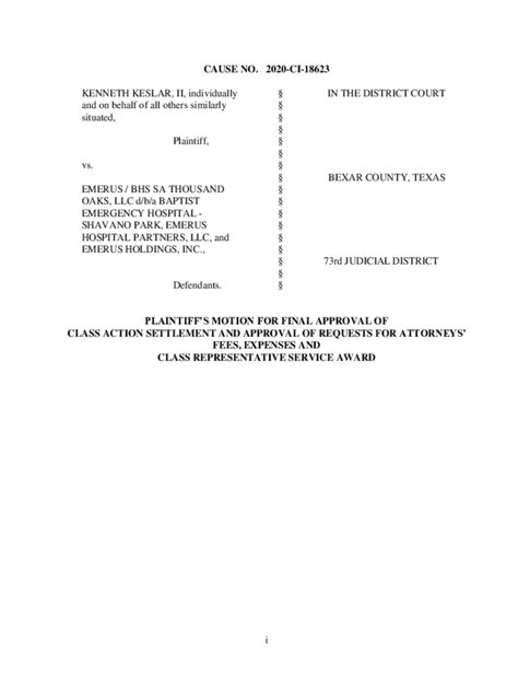 Fillable Online Baptist Hospital Settles Class Action Lawsuit Over Lab Work Fax Email Print