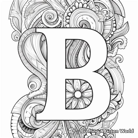 Letter B Coloring Pages Free And Printable