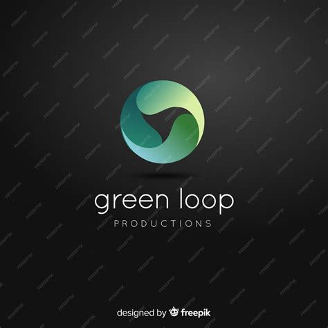 그라데이션 추상 로고 무료 벡터