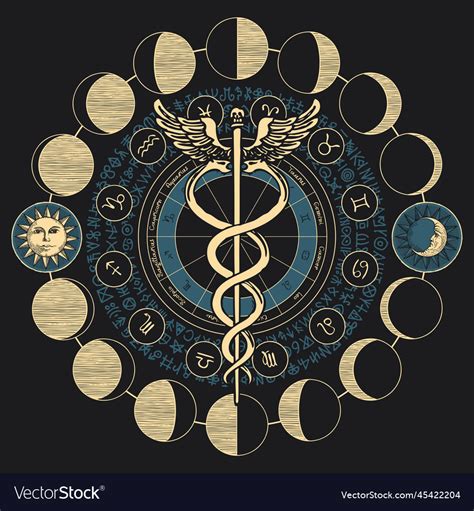 Hermes Caduceus Medizinisches Symbol