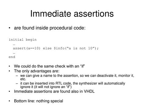 Ppt Assertions Powerpoint Presentation Free Download Id3422521