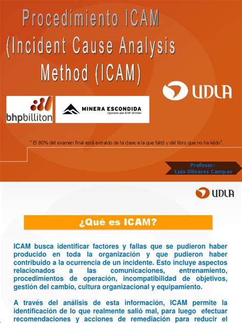 Procedimiento Icam Incident Cause Analysis Method Icam Pdf