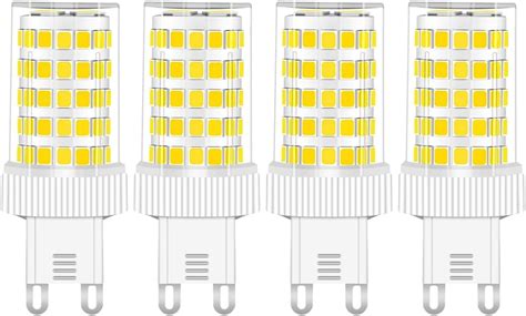 G9 LED Lampe 10W, 800LM, Kaltweiß 6000K, Ersatz 50W-100W G9 ...