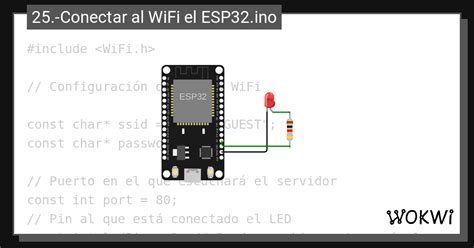 25 Conectar Al Wifi El Esp32 Copy Wokwi Esp32 Stm32 Arduino Simulator
