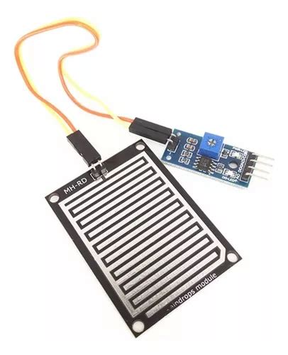 Sensor De Chuva E Liquido Pingos Agua Cabo Para Arduino Mercadolivre