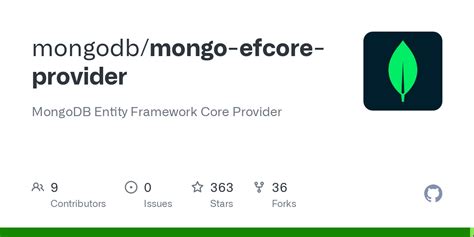 Mongo Efcore Providersrcmongodbentityframeworkcorestoragebsonbindingcs At Main · Mongodb