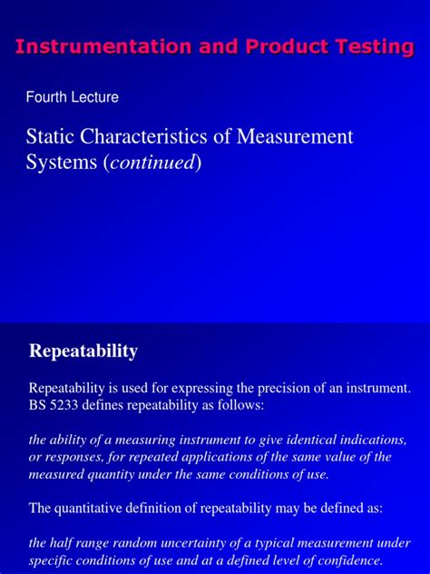 Repeatability Pdf Confidence Interval Measuring Instrument