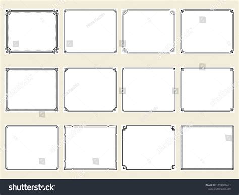 55 333 Rectangular Border Stock Vectors Images Vector Art Shutterstock