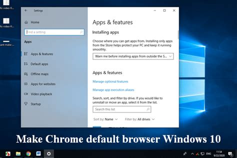 Cant Make Chrome The Default Browser In Windows Solved MiniTool