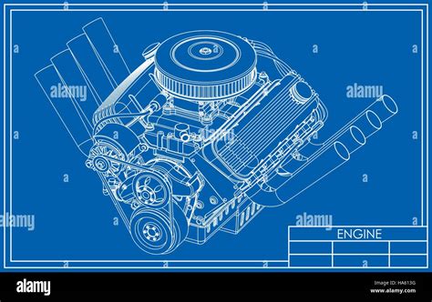 V8 Engine Blueprints
