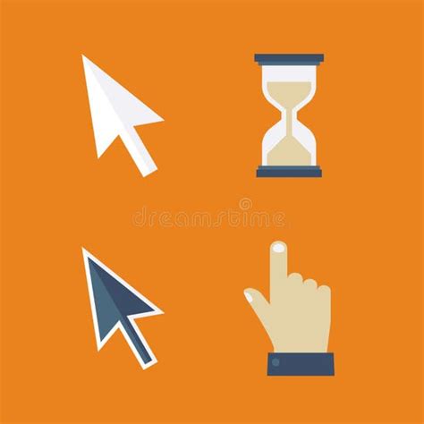 Cursors Hand Arrow Stock Illustrations 784 Cursors Hand Arrow Stock